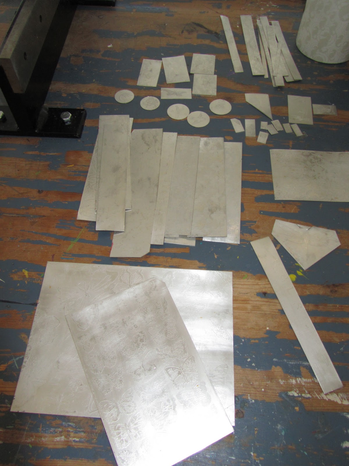 Connecting Pieces: Acid etching-steps three and four- clean and cut