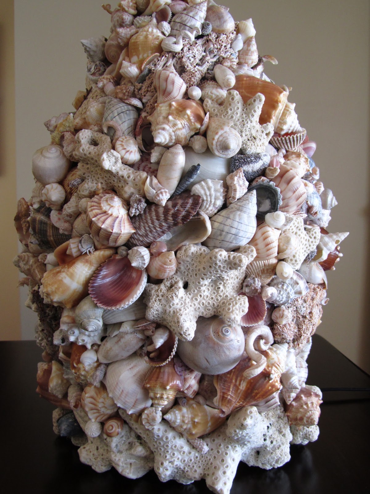 Connecting Pieces: Shell Lamp-Craft project