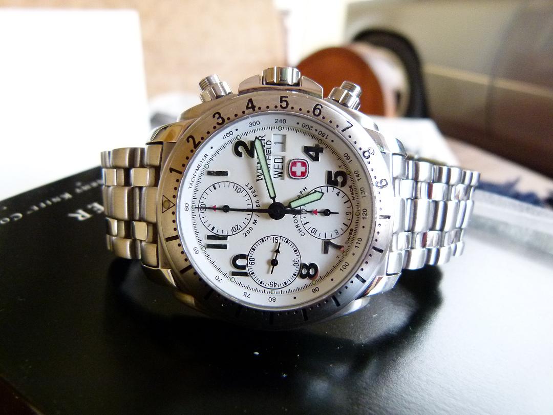 Jam tangan for sale: WENGER GST Field Automatic Chronograph (SOLD) Jam tangan for sale: WENGER GST Field Automatic Chronograph (SOLD)