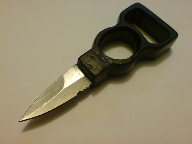 WeaponCollector's Knuckle Duster and Weapon Blog: Handmade Push Dagger ...
