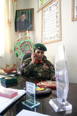 thruafghaneyes: General Mohammadzai Khatol Afghan woman paratrooper
