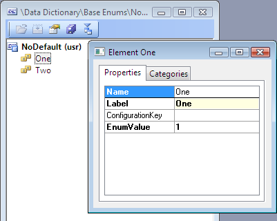 Dynamics AX associate: Base Enum without Default Value