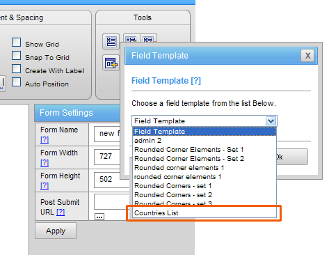 Using the Field Template – Best online web form builders Tips and Tricks
