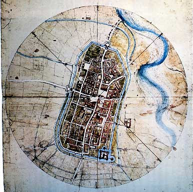 Le territoire des sens: Leonardo da Vinci's Map of Imola (1502)