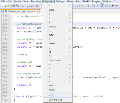 Open for Development: HLSL editing with Intellisense like behavior