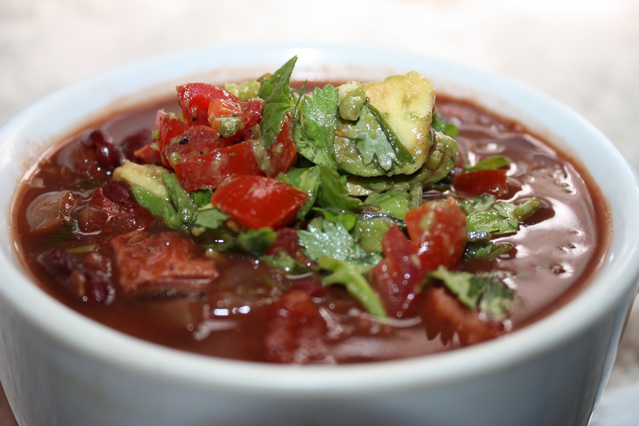 Vegan Epicurean: Mexican-Flavored Red Kidney Bean Soup