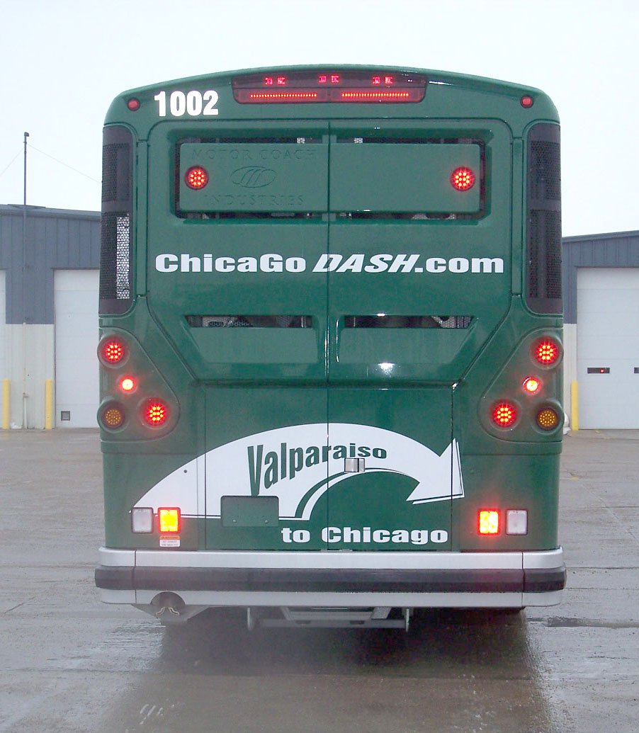 Morse + Harris Marketing: City of Valpo's ChicaGO Dash Bus Wraps