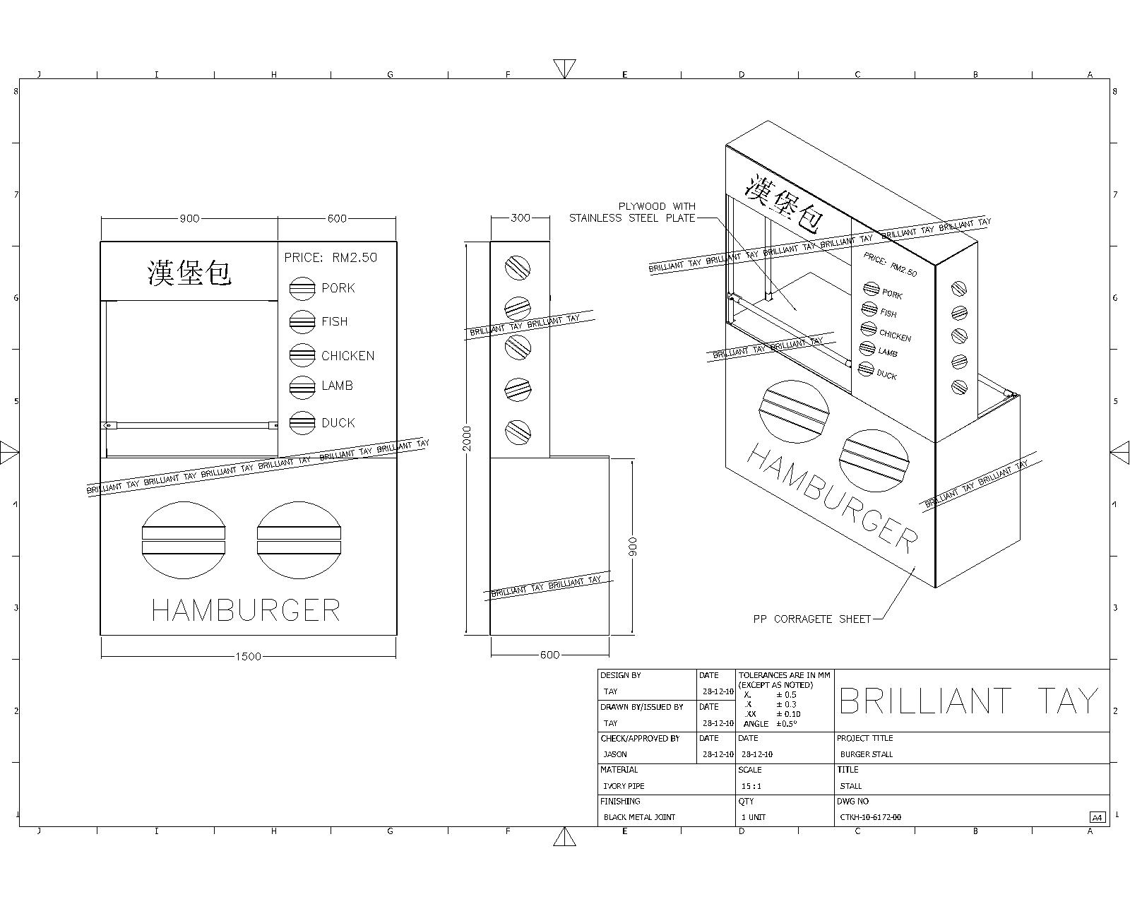 All About Design: BURGER STALL