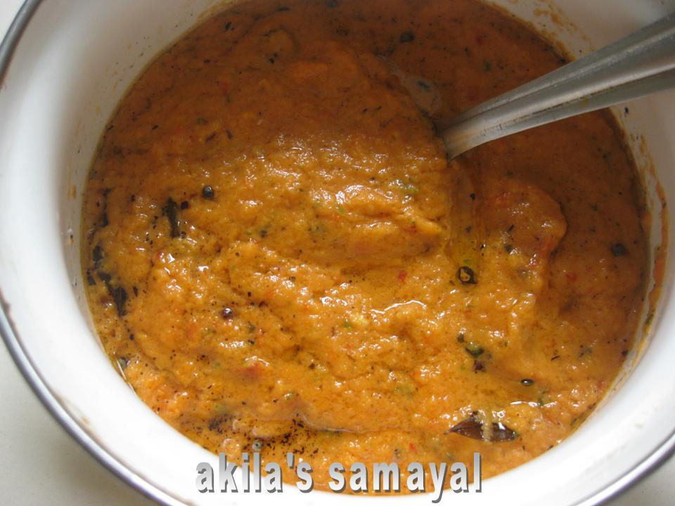 Learning-to-cook: Tomato Chatni 2 (Another form of Tomato chatni)