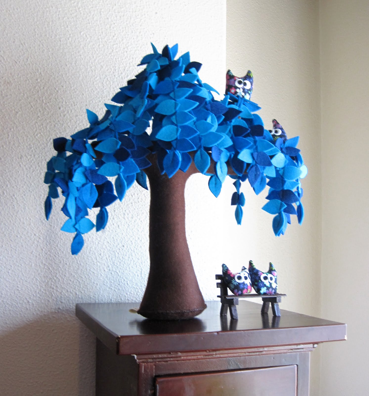 Intres handmade: Arbol azul