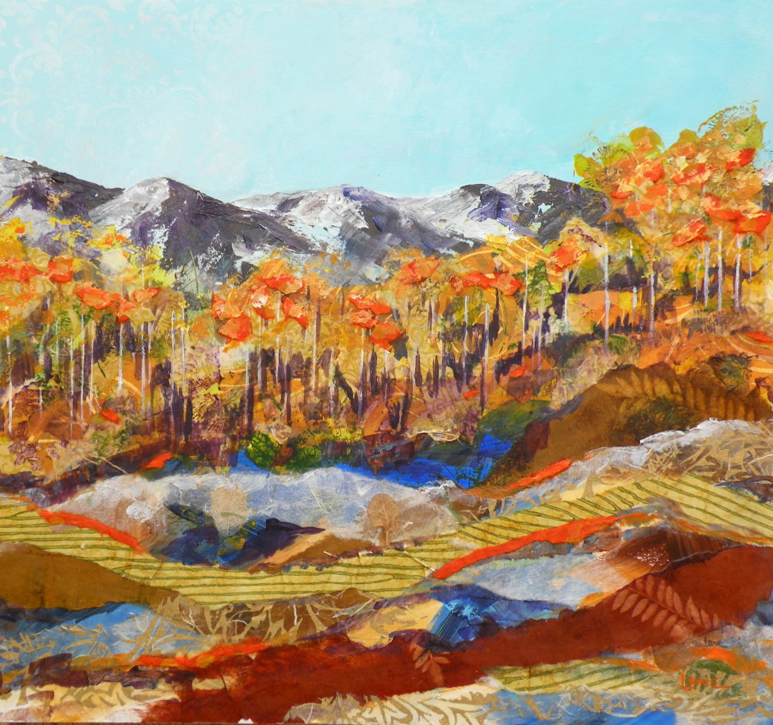 ART FOR LIFE: "Colorado Fall" original mixed media acrylic/paper ...