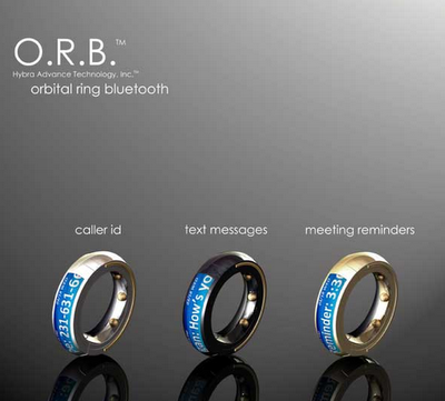 Cool Stuff can fit in your hand: The “Ear-Ring”- Orb Bluetooth headset ...