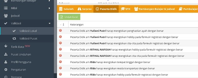 Cara Mengatasi Semua Invalid Data Siswa Di Dapodik 2024.a Dengan cepat dan mudah