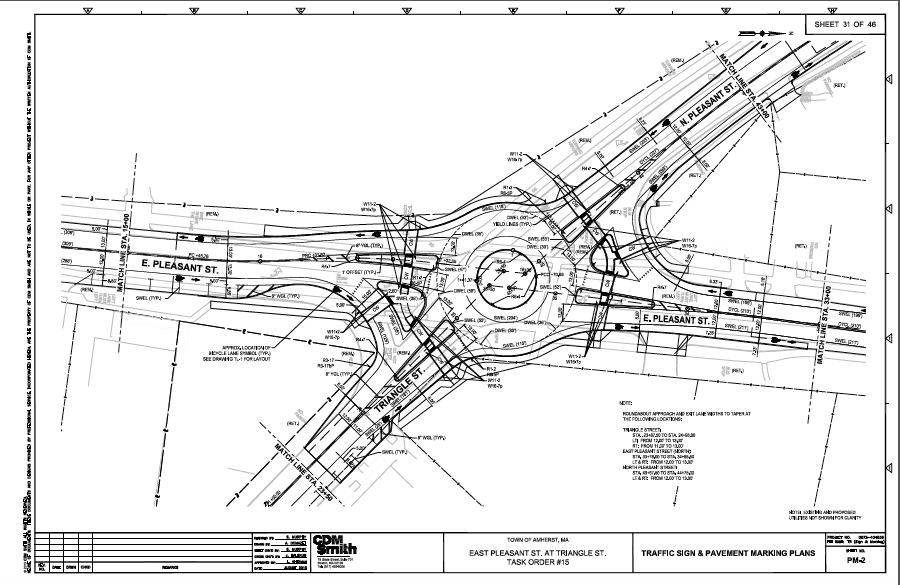 To Find the Principles: Amherst Officials Reveal Design for New Roundabout