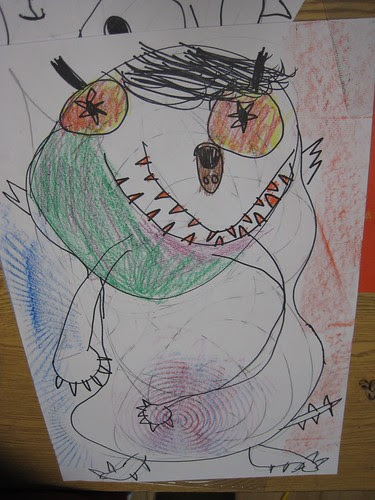 Art Sub Lessons: 7 Easy Art Lessons About Monsters