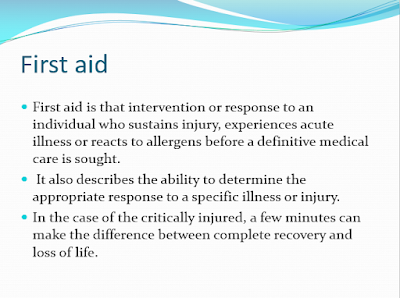 First Aid and Bandaging Complete Power Point Presentation