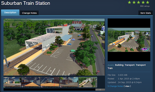 CCP Train Stations : carnet de développement