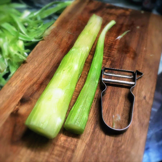 Chinese Celtuce Vegetable Cold Dish 薑汁萵筍 | Chinese Recipes at ...