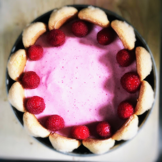 Raspberry Charlotte Cake | Chinese Recipes at TheHongKongCookery.com