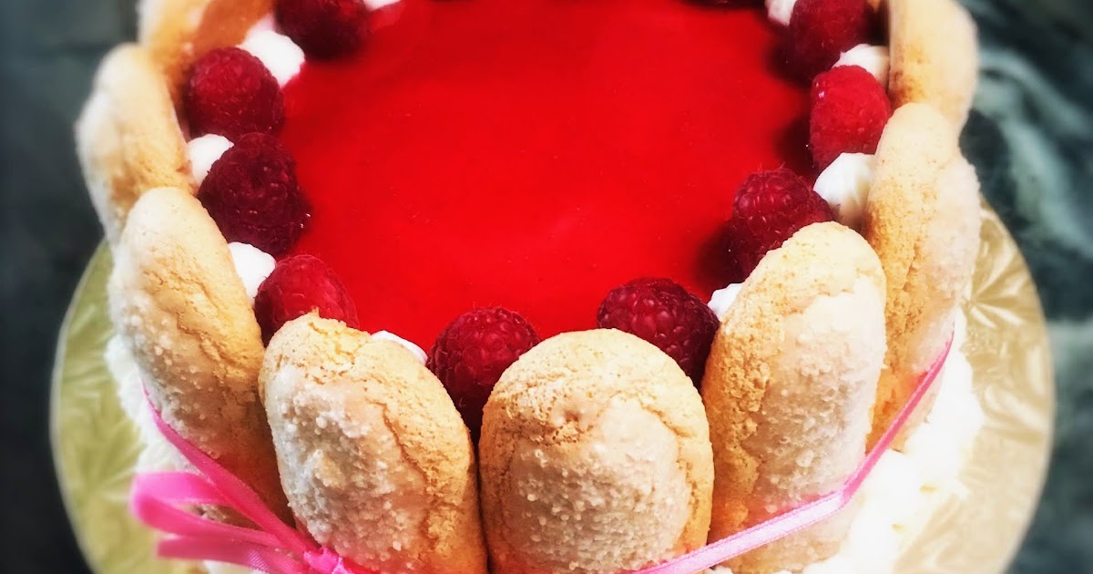 Raspberry Charlotte Cake | Chinese Recipes at TheHongKongCookery.com