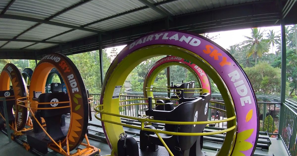 Mencoba Sky Ride di Dairyland on The Valley Bawen