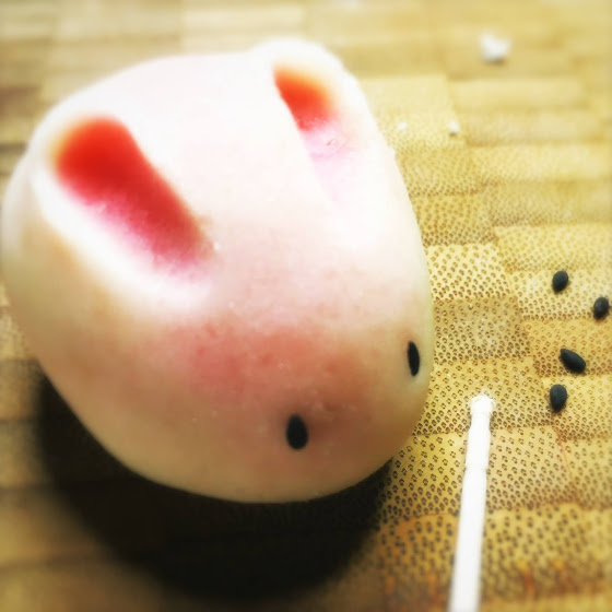 White Bean Paste Nerikiri Bunny | Chinese Recipes at TheHongKongCookery.com