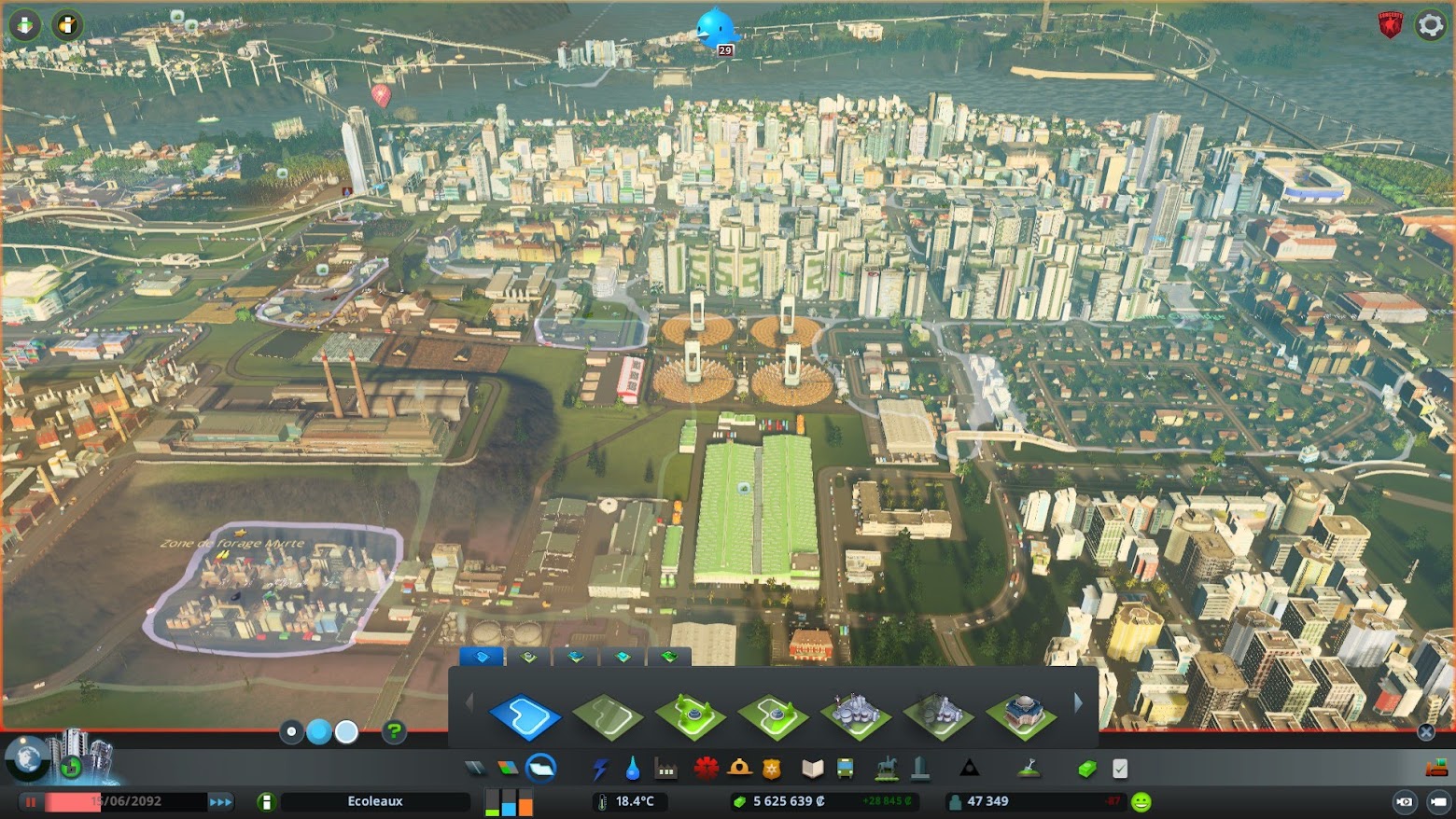 Les styles officiels, le zonage et les spécialisations de quartiers